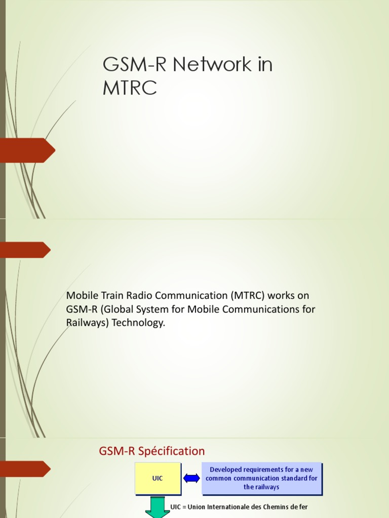 GSM-R Prob | PDF | Gsm | Telecommunications Standards