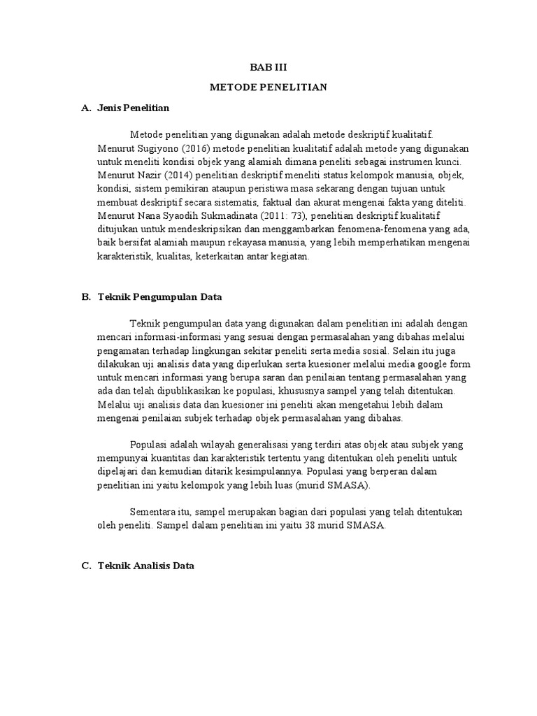 Bab 3 Dan 4 Kti Bindo | PDF