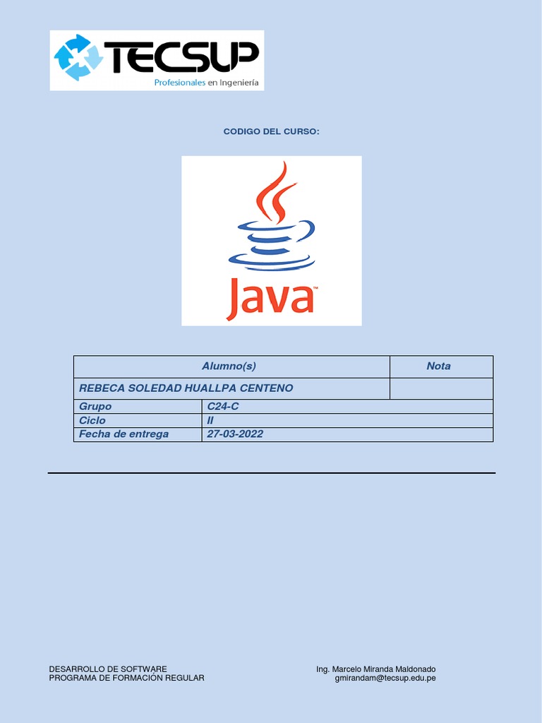 Configuración de entorno de desarrollo Java en Eclipse y creación de ...