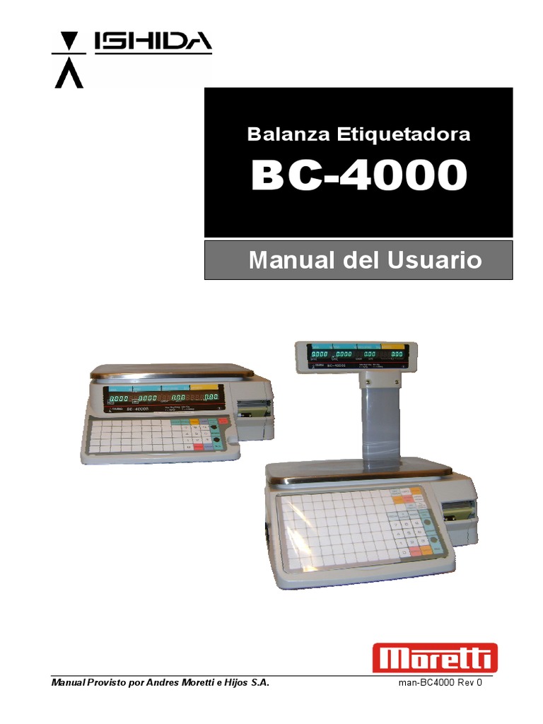 BC - 4000 - Manual de Uso | PDF | Cursor (interfaz de usuario) | Papel