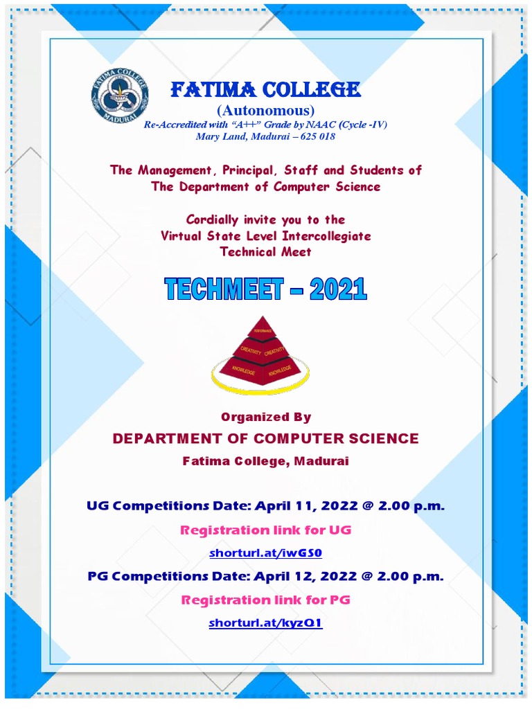 Techmeet Invitation 2021-2022 Final | PDF | Information Age | Computing