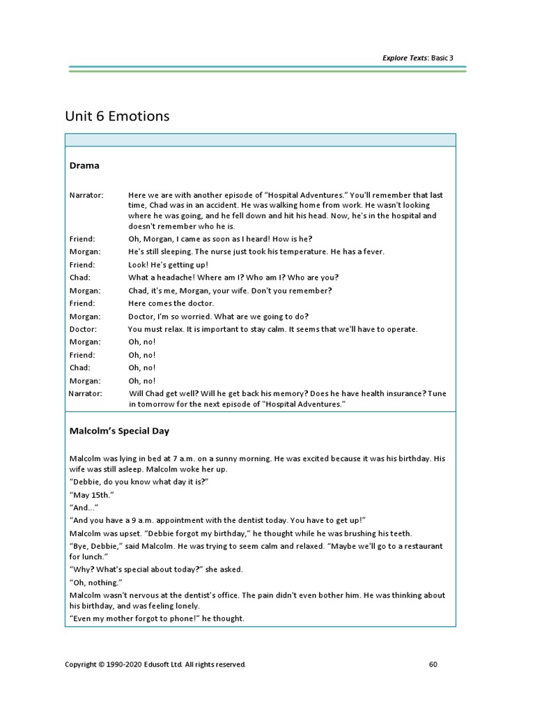 B3 - U6 - Audio Scripts | PDF