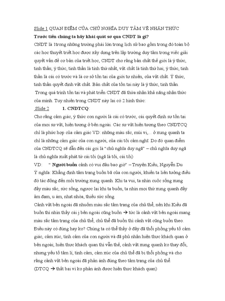 Quan điểm CNDT | PDF