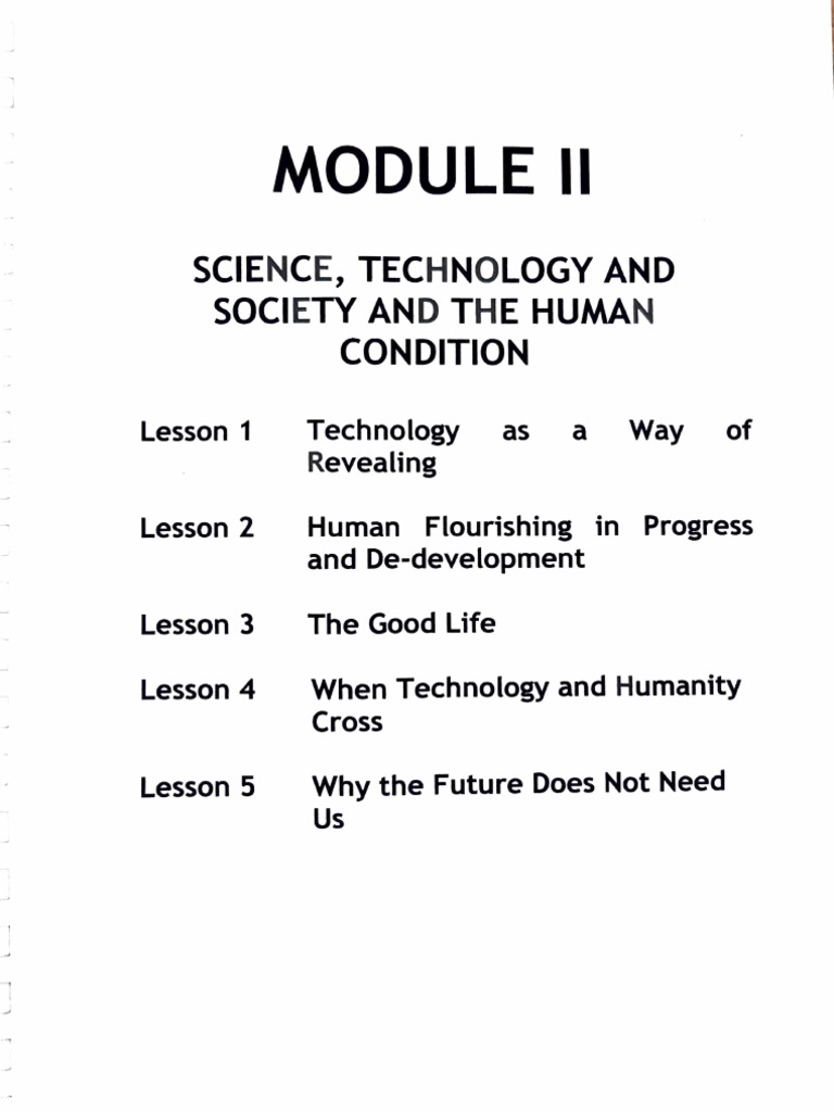 GECC 105A Module 2 - Science, Technology, and Society | PDF