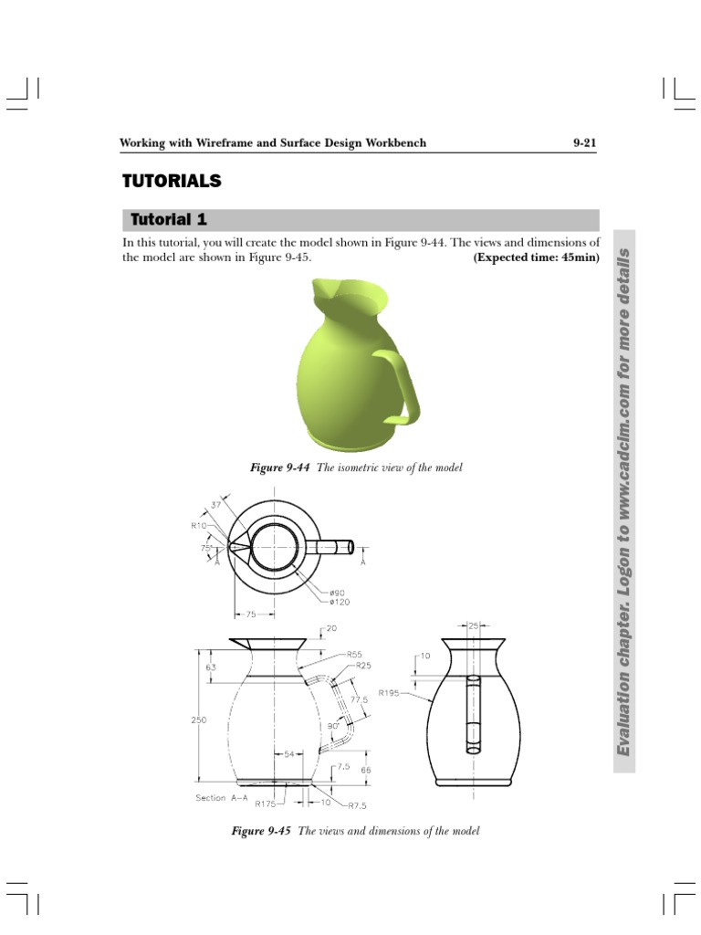CATIA - Wireframe and Surface Design Exercises | PDF | Dialog Box | Ellipse