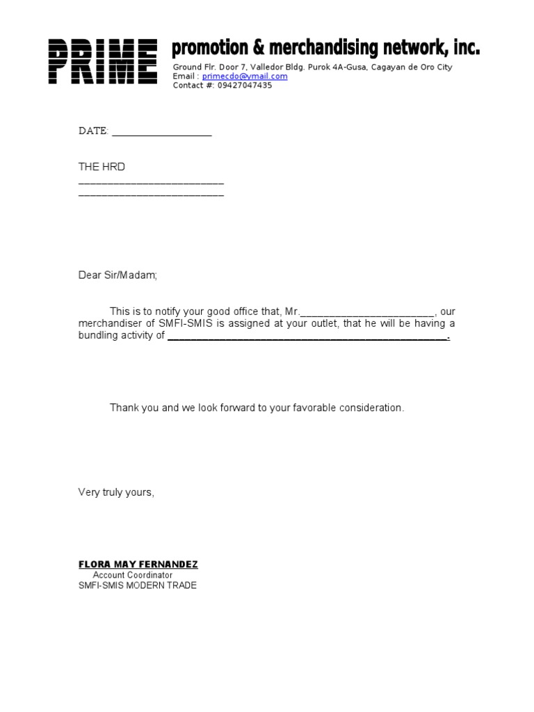 Bundling Letter | PDF | Career & Growth | Law