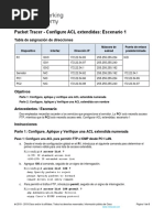 5.4.13 Packet Tracer - Configure Extended IPv4 ACLs - Scenario 2 - ILM | PDF | Dirección IP ...