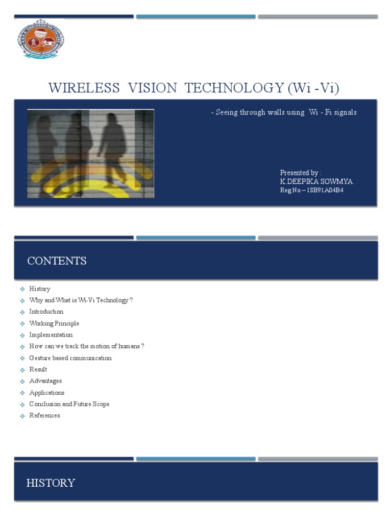 Wi-Vi: Wi-Fi Signals for Wall Imaging | PDF | Wi Fi | Antenna (Radio)