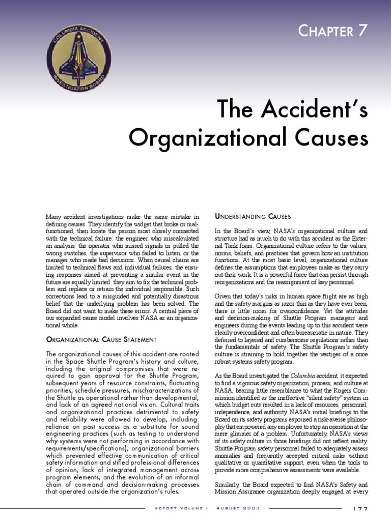 NASA: CAIB Lowres Chapter7 | PDF | Space Shuttle | Reliability Engineering