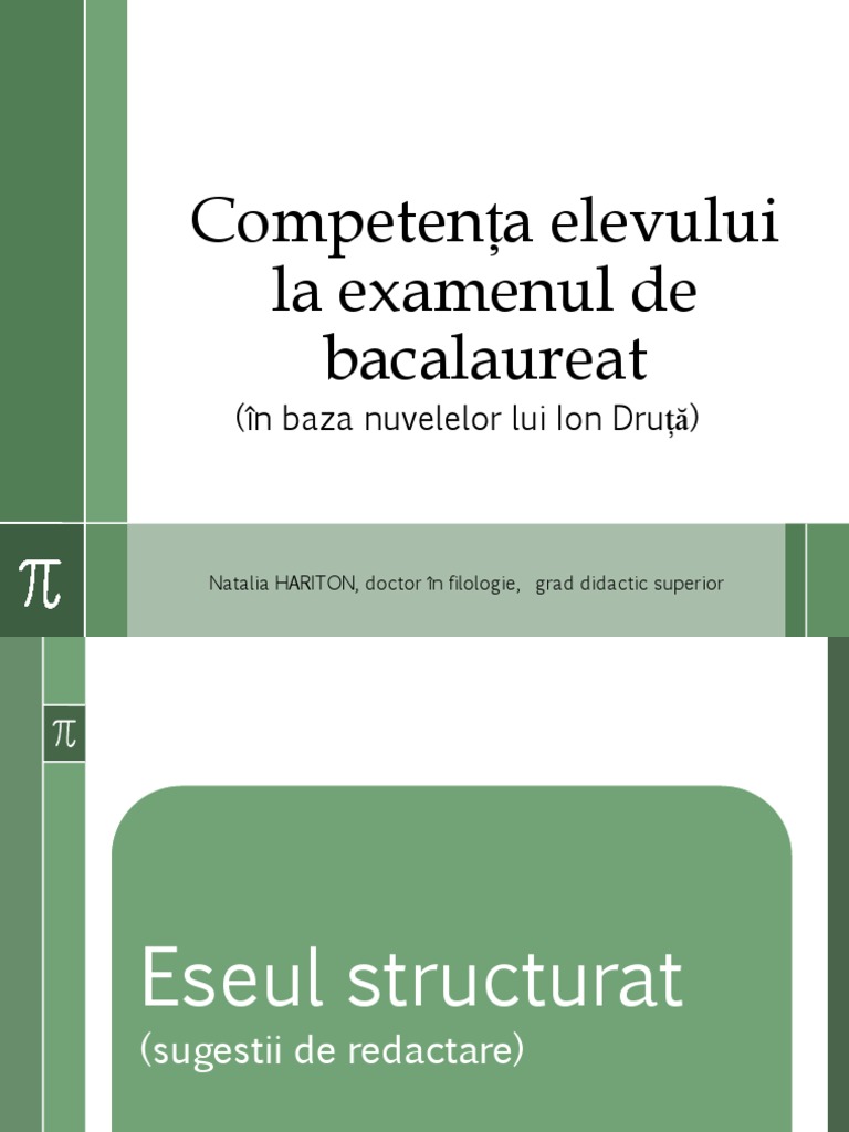 Eseul Structurat | PDF