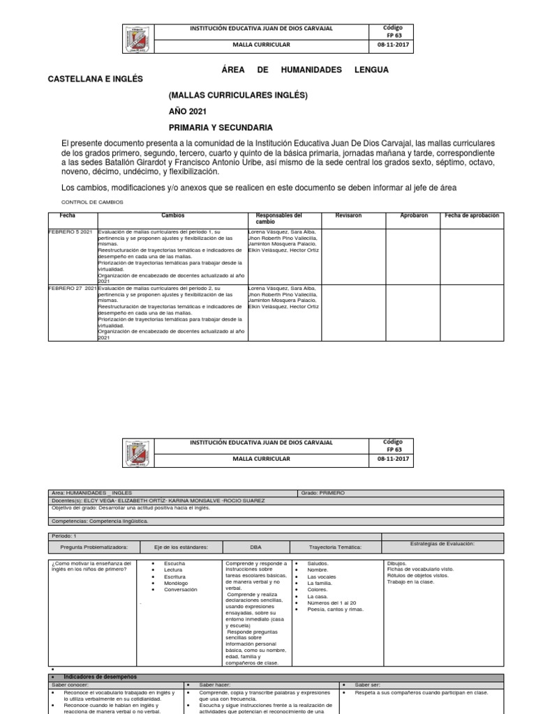 INGLES | PDF | Segundo lenguaje | Idioma en Inglés