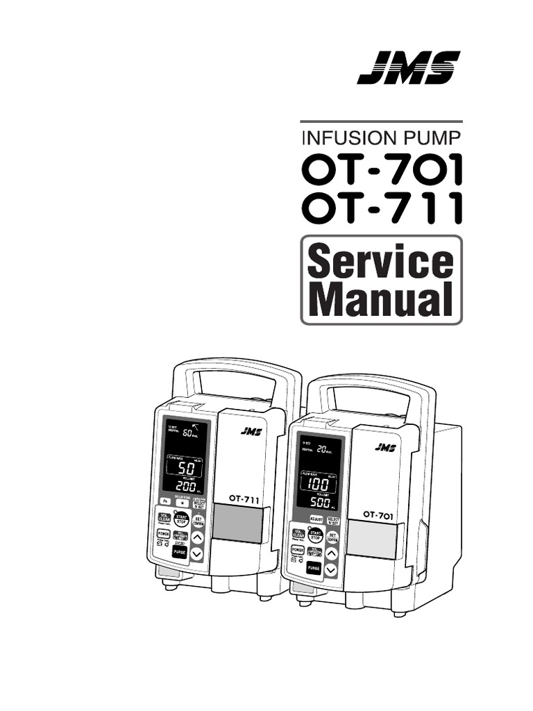 MS - Bomba de Infusión JMS OT-701 | PDF | Flow Measurement | Vacuum Tube