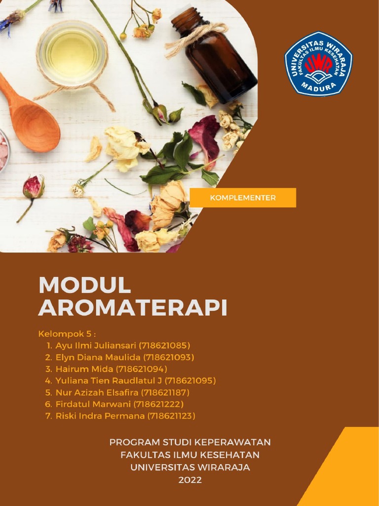 Modul Aromaterapi Terapi Komplementer | PDF | Pengembangan Diri ...