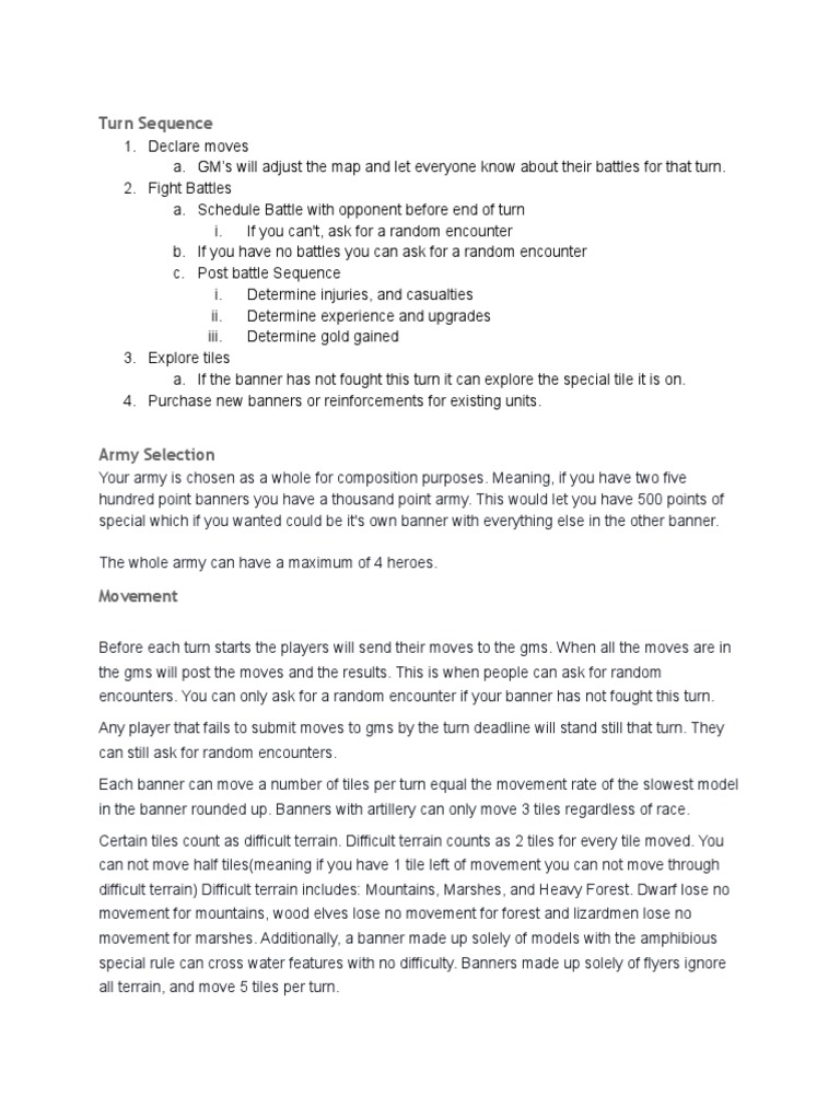 Fantasy Campaign | PDF | Battles