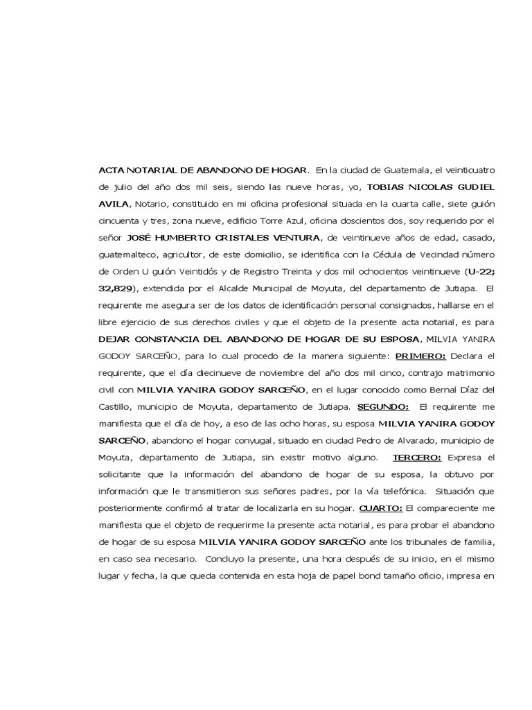 Acta Notarial de Ampliacion de Capital | PDF