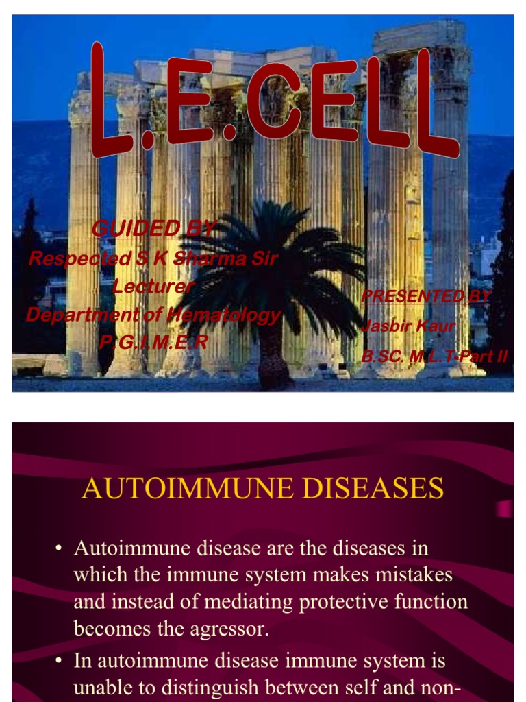 Lupus Erythematosus Cell | PDF | Systemic Lupus Erythematosus ...