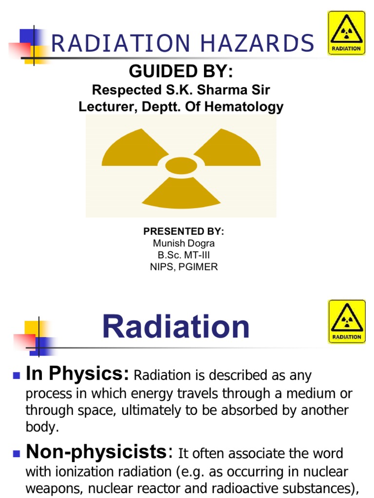 Understanding Radiation Hazards | PDF | Electromagnetic Radiation ...