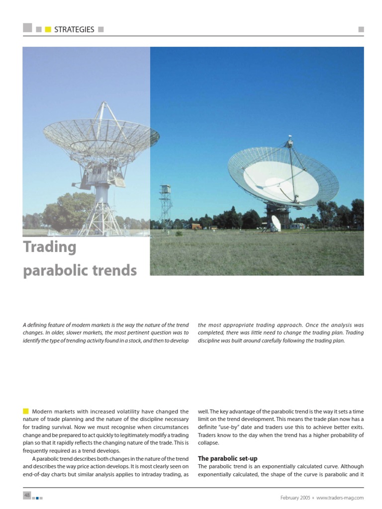 Parabolic Trend Trading Strategies | PDF | Dividend | Day Trading
