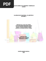 Calibración de Balón Aforado en Química | PDF | Valoración | Química