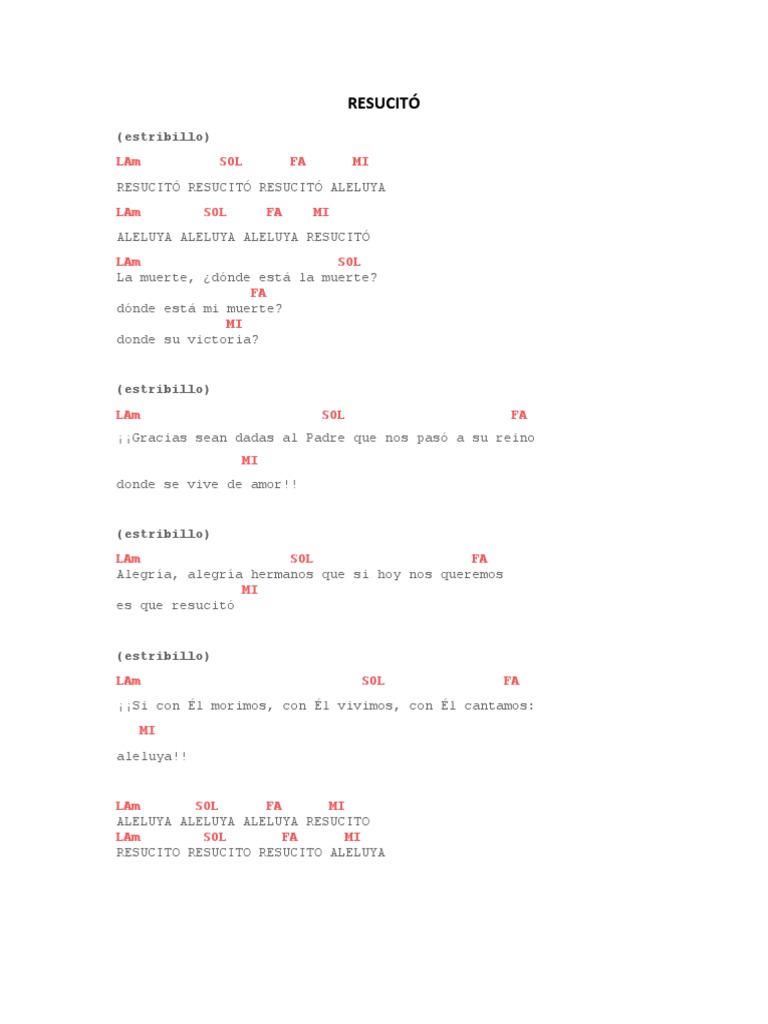 RESUCITÓ | PDF