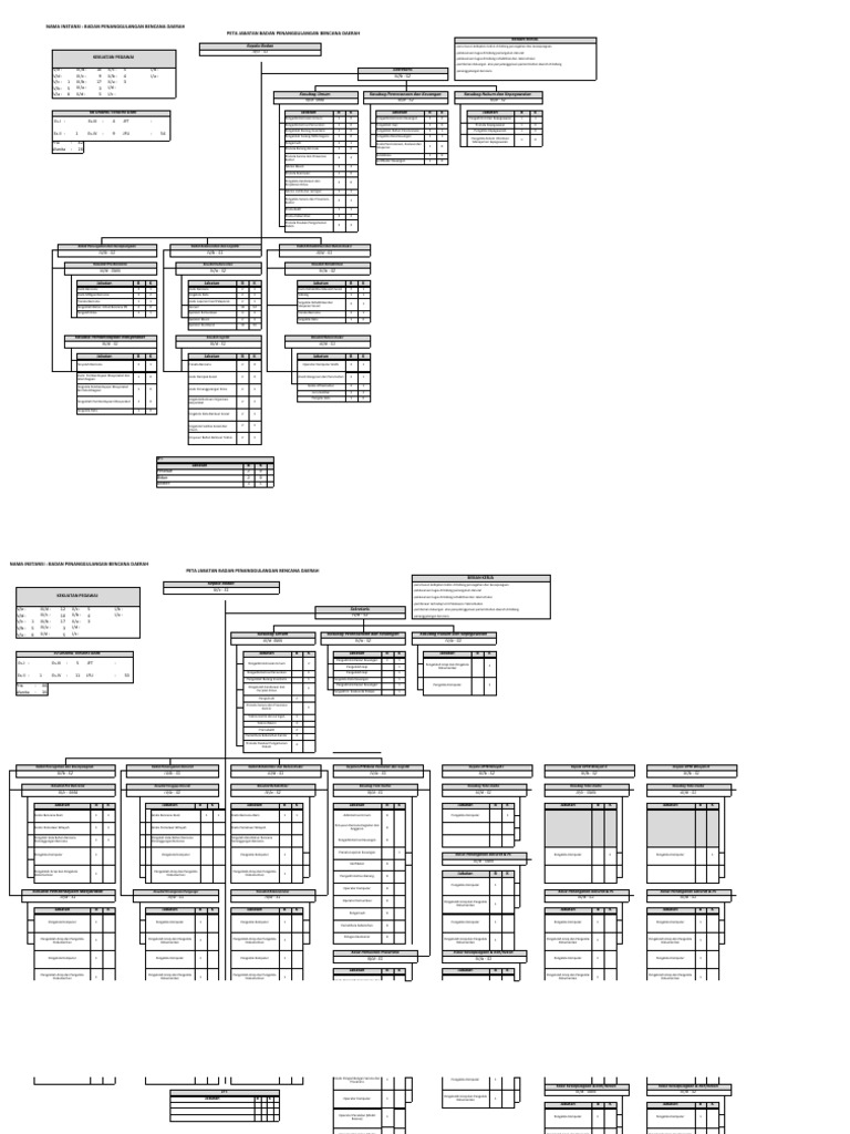 Struktur Organisasi BPBD dan Beban Kerja | PDF