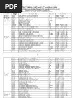Free WAEC Time Table For Science, Commercial, Arts Student 2023 | PDF ...