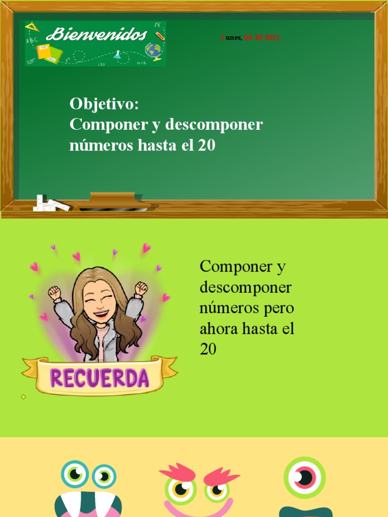 Componer y Descomponer Hasta 20 | PDF