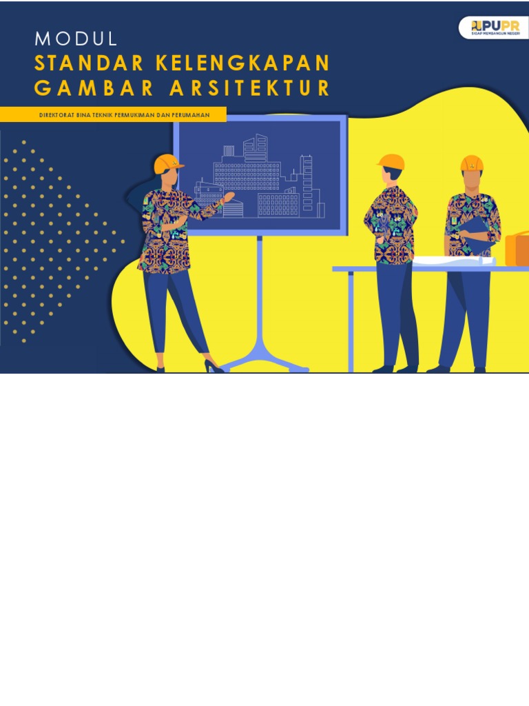 Modul Standar Kelengkapan Gambar Arsitektur | PDF