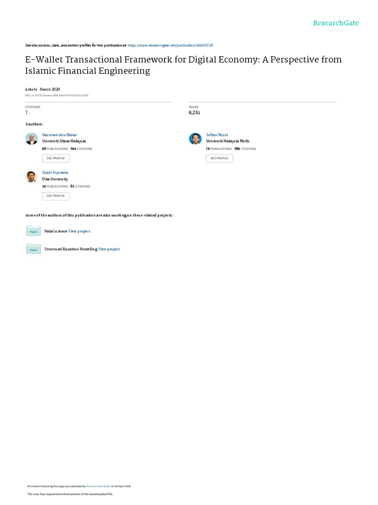 05.E Wallet Transactional Framework | PDF | Cryptocurrency | Financial ...