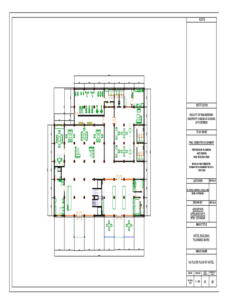 Denah Hotel 4 Lantai | PDF