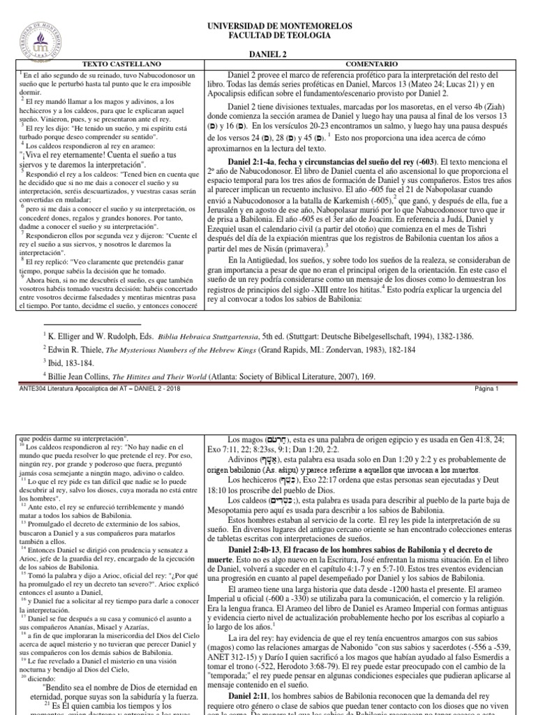 Daniel 2 | PDF | Daniel (figura bíblica)