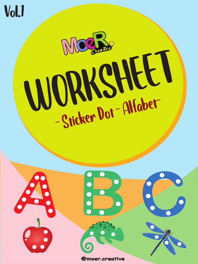 Printable Worksheet - Sticker Dot Vol. 1 | PDF