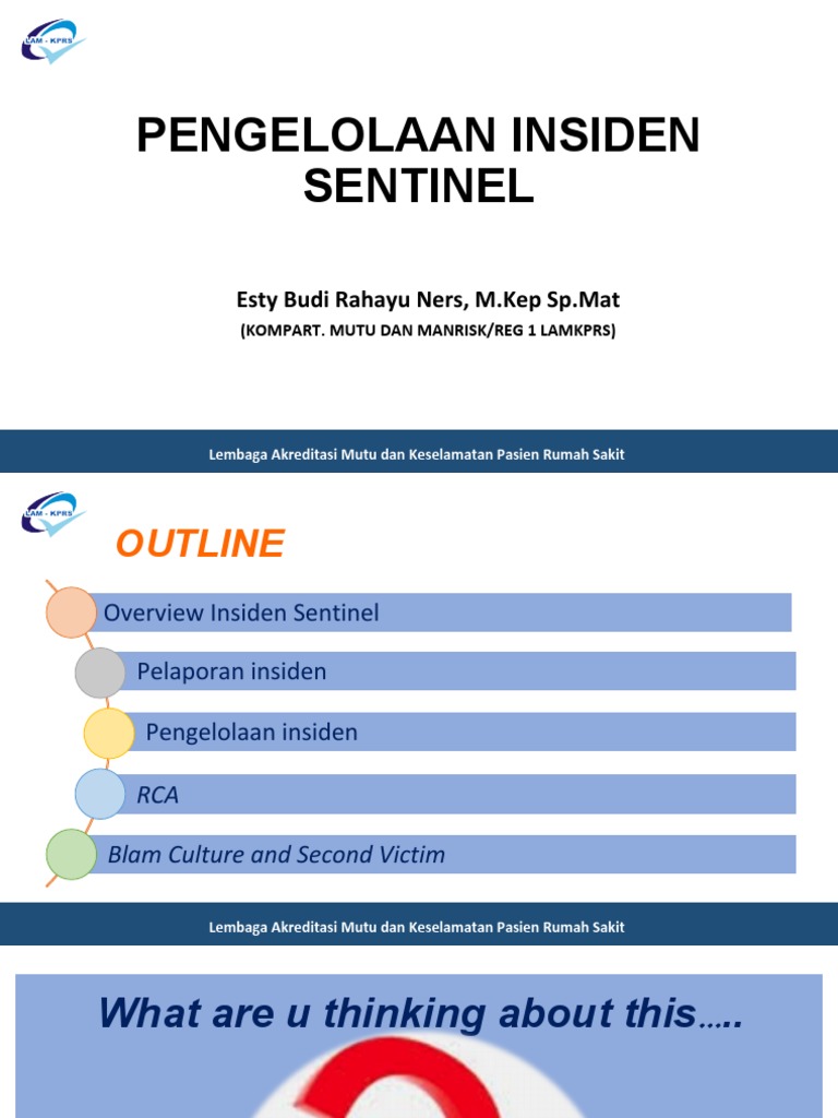 Pengelolaan Insiden Sentinel Rumah Sakit | PDF