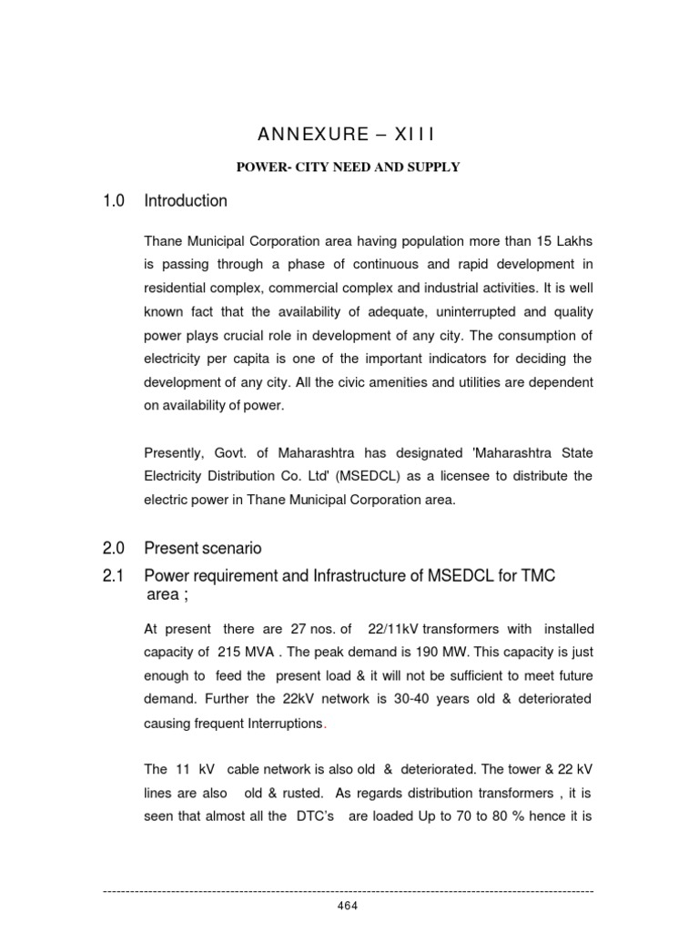Annexure XIII | PDF | Biogas | Sewage Treatment