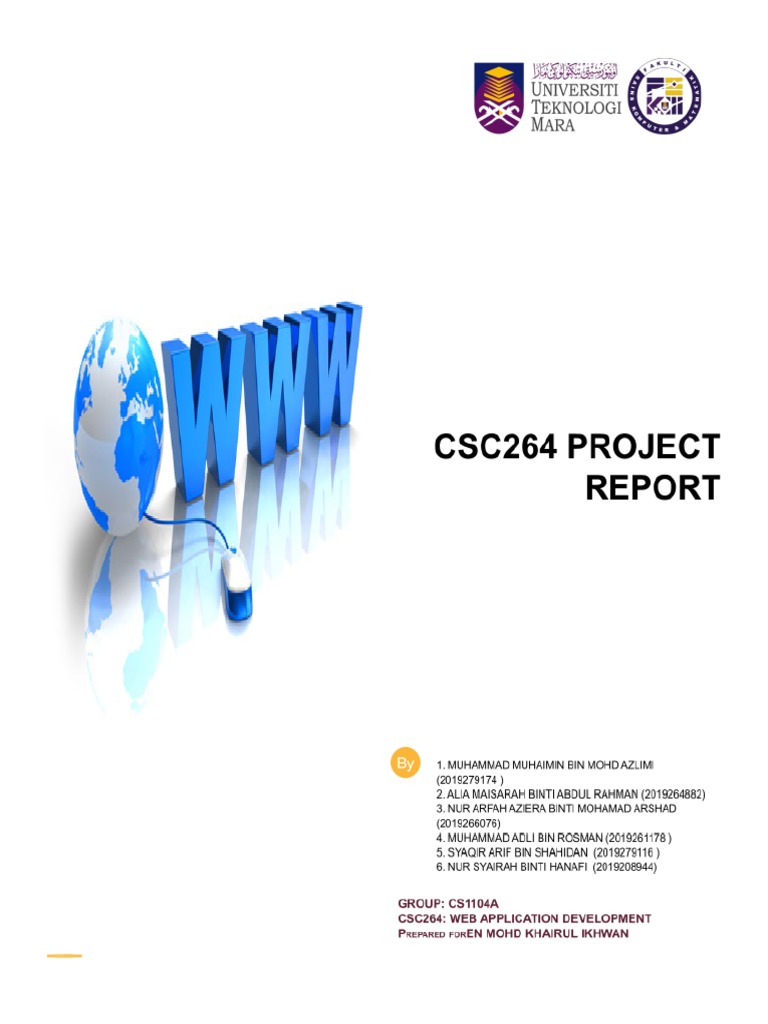 Final Report Csc264 | PDF | Databases | Computer Engineering