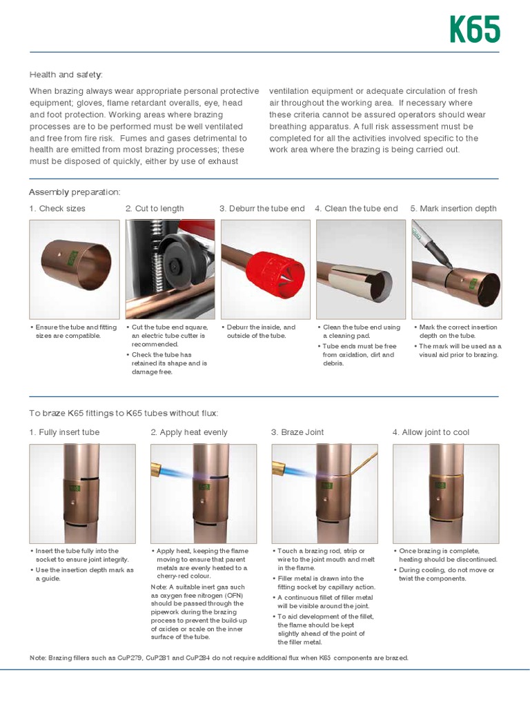 K65 Installation Instructions | PDF | Chemistry | Materials