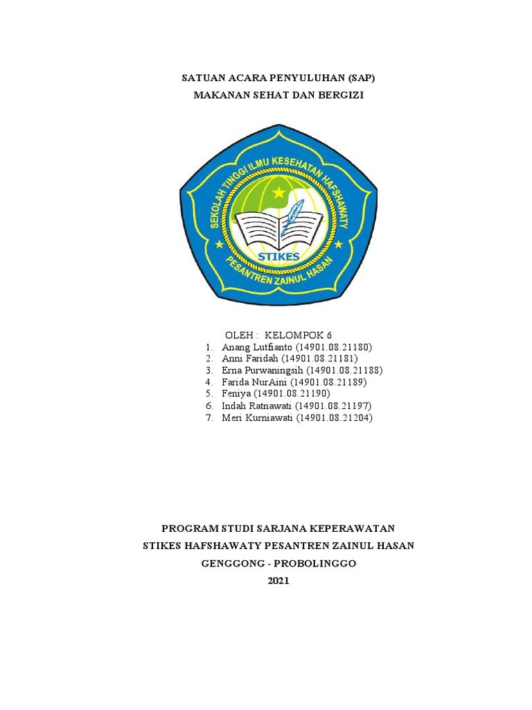 Sap Nutrisi Kelompok 6 - KMB | PDF