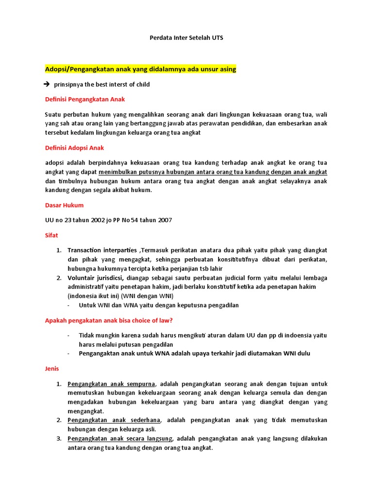 Perdata Internasional Setelah Uts | PDF | Politik | Ilmu Sosial