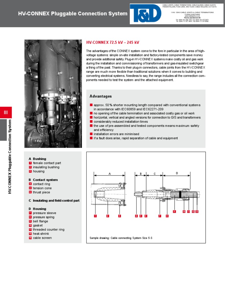 High Voltage CONNEX | Download Free PDF | Electrical Connector ...