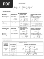 Intro To Epidemiology Formula Sheet | PDF | Sensitivity And Specificity ...