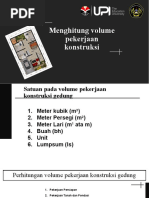 Perhitungan Volume Pekerjaan | PDF
