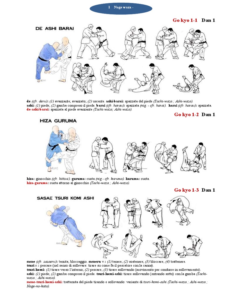 P 00011 Waza Nage 1-2 | PDF