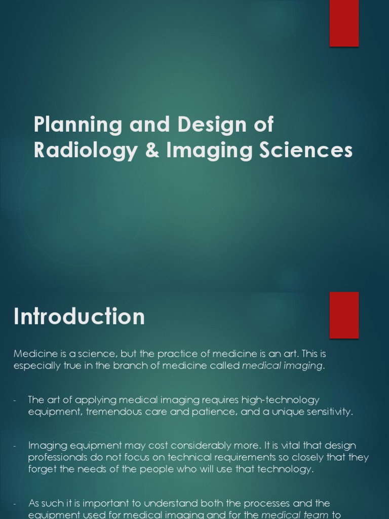 Radiology Department Design Essentials | PDF | Medical Imaging | Radiology