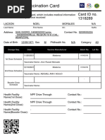 COVID-19 Vaccination Card Template | PDF | Self-Improvement
