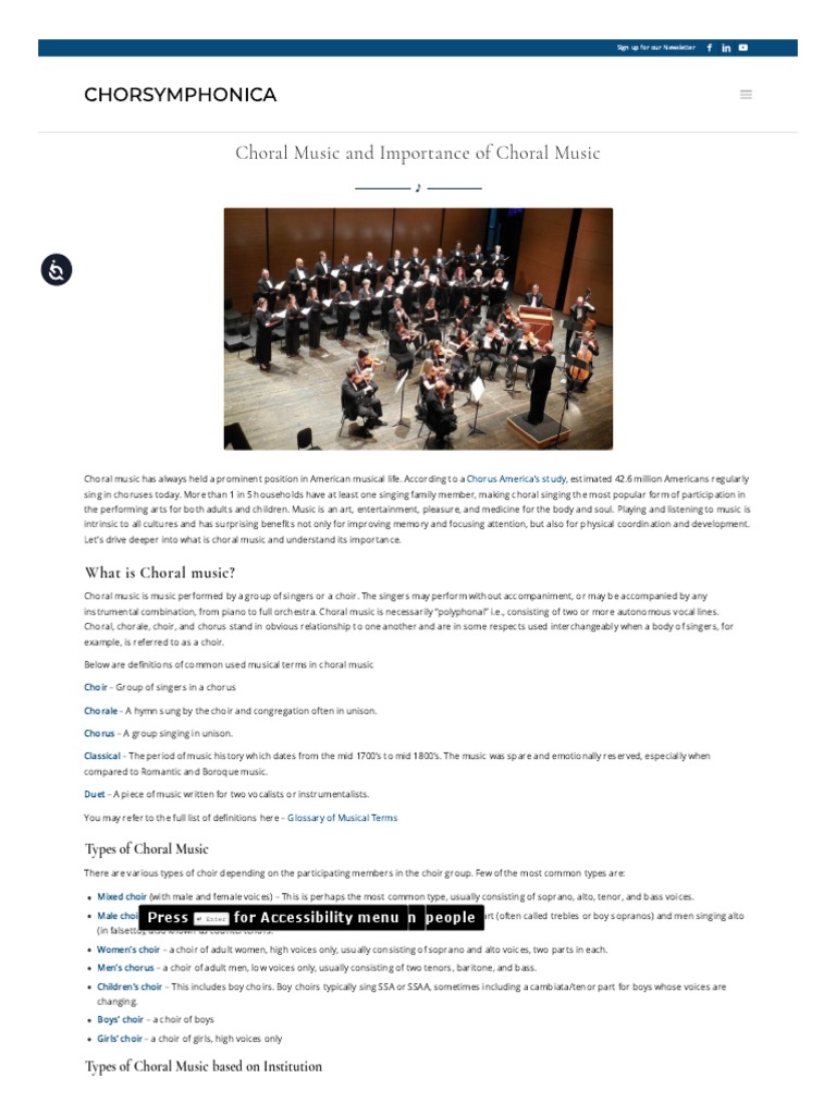 Understanding Choral Music Types | PDF | Choir | Singing