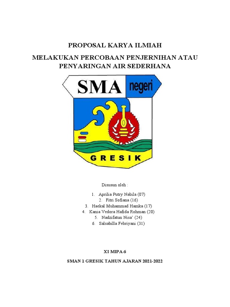 Penjernihan Air Sederhana | PDF | Sains & Matematika