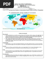 Reading Comprehension - Absolute Location | PDF | Longitude | Equator