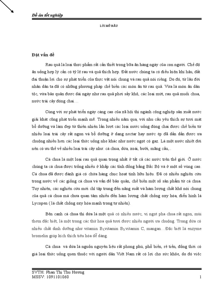 FILE 20220411 194757 Nghien Cuu Quy Trinh San Xuat Nuoc Ep Ca | PDF