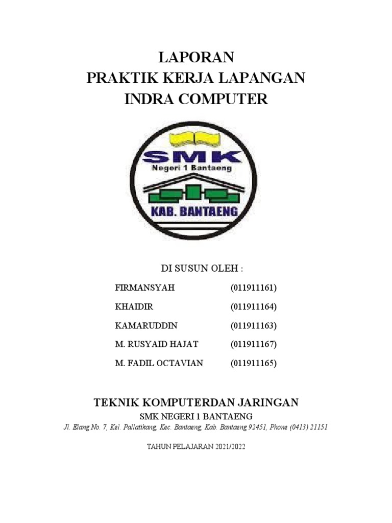 Laporan Prakerin TKJ 2 | PDF