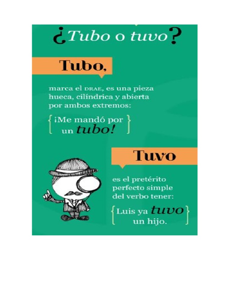Tubo o Tuvo | PDF